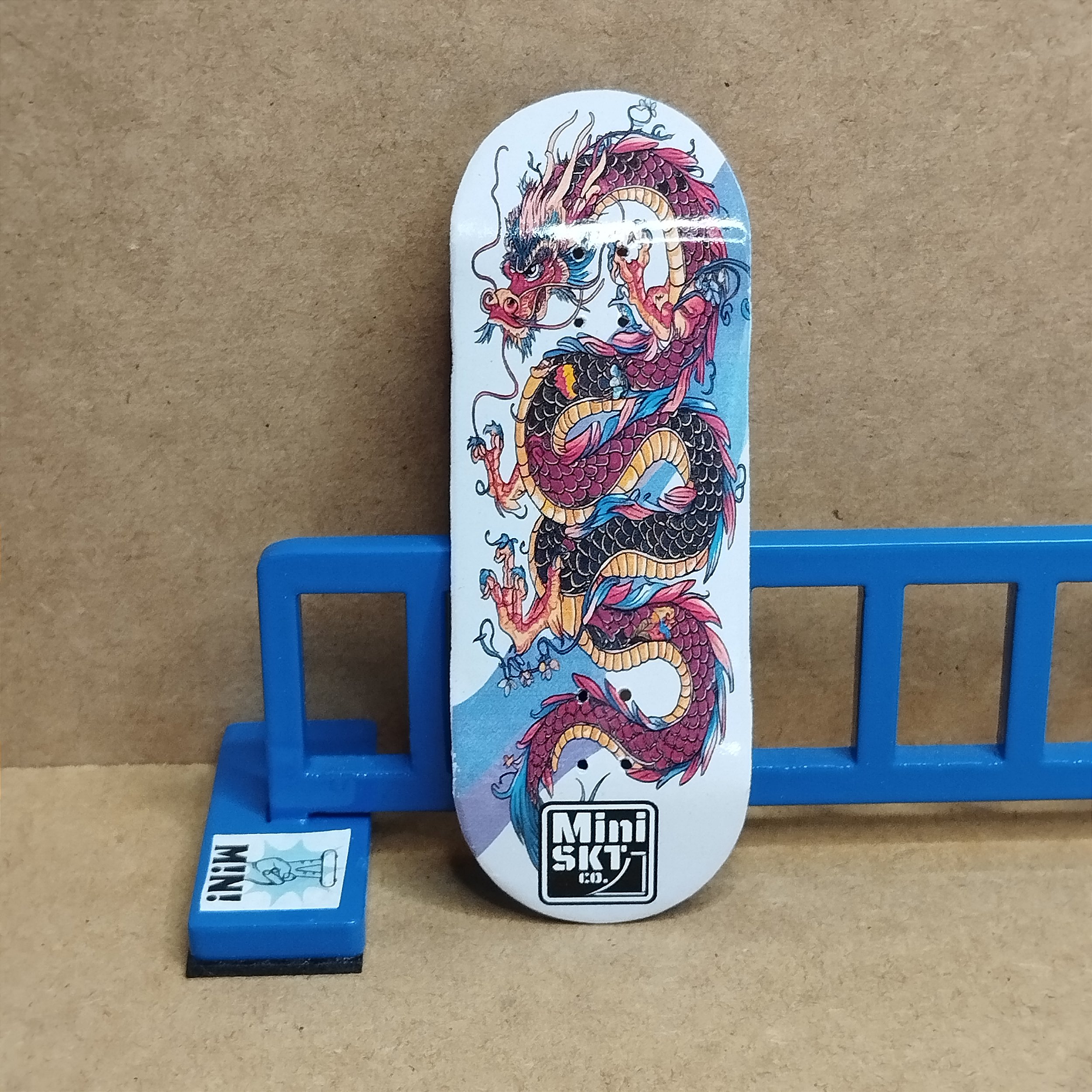 Deck "Oriental Dragon" para Fingerboard Skate de dedo - Mini SKT Co.