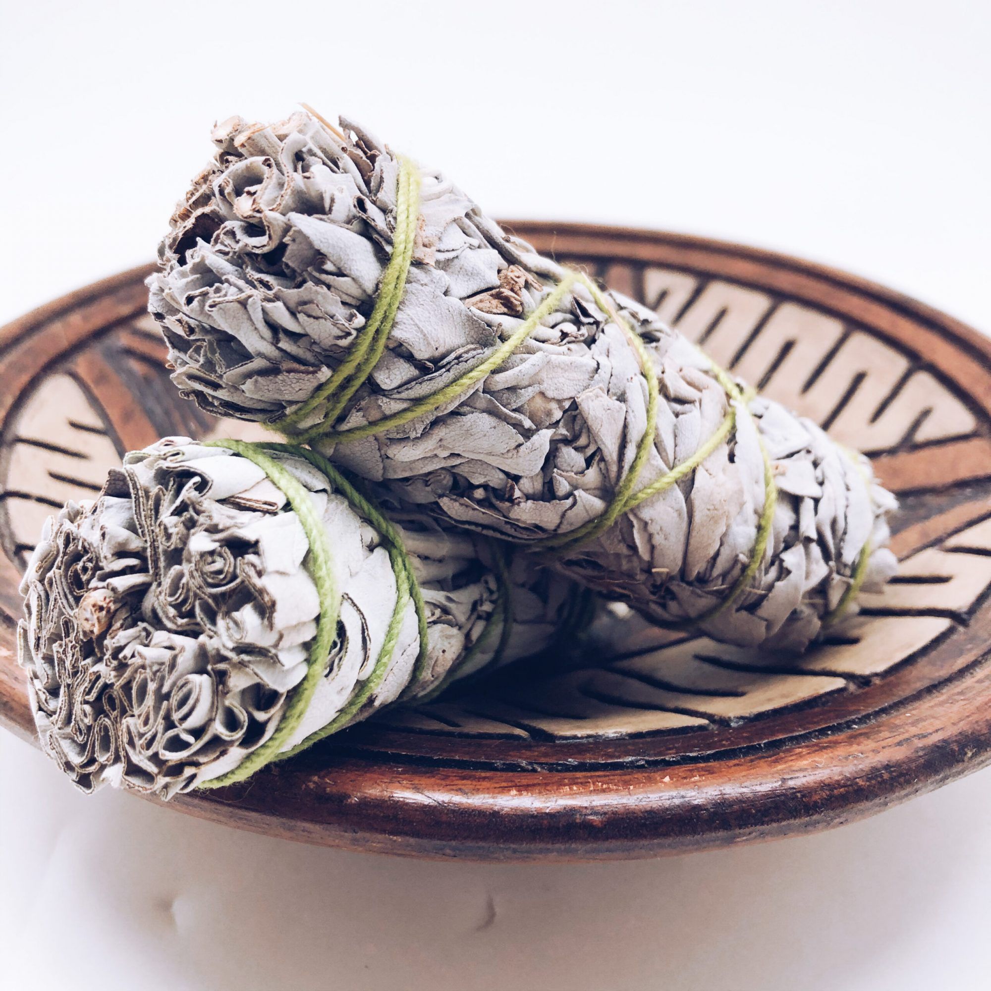 Sálvia Branca In Natura - Bastão Original Médio - Chamado de Fé