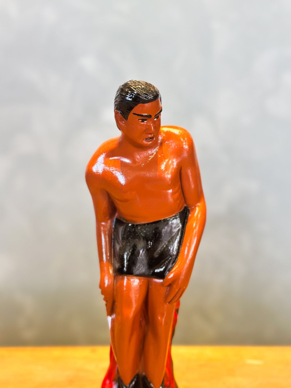 Imagem Exu Calunga em gesso - 24cm - Chamado de Fé