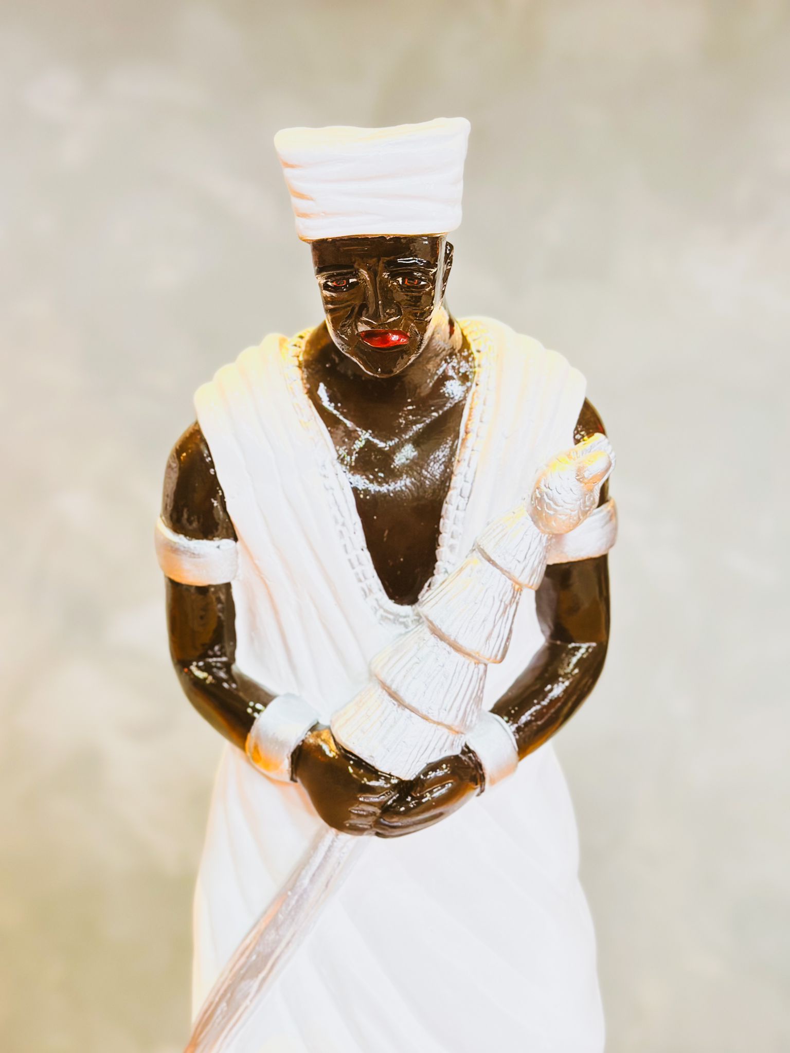 Imagem de Oxalá em gesso - 45cm - Chamado de Fé