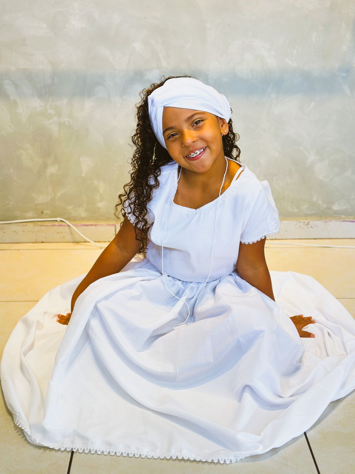 Conjunto feminino infantil - Umbanda e candomblé - Chamado de Fé