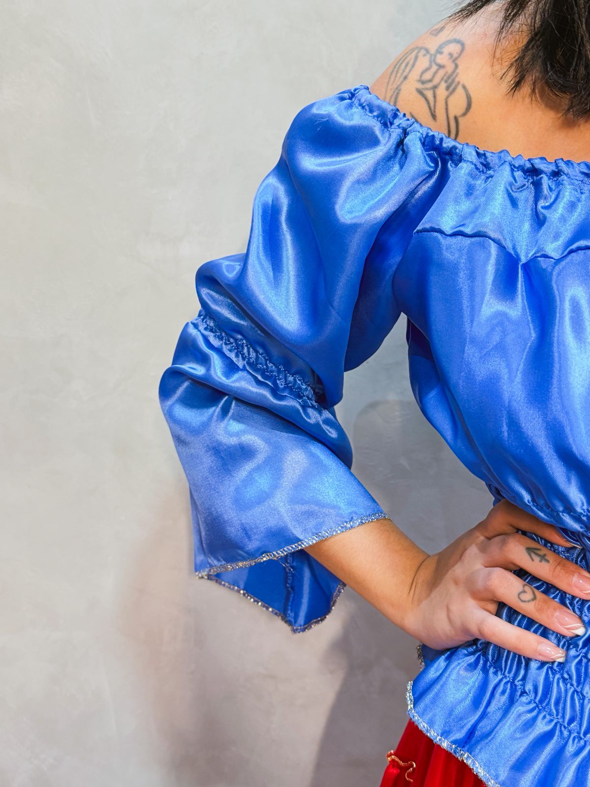 Bata Ciganinha Azul Royal - Chamado de Fé