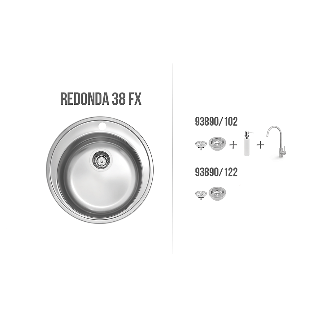 Cuba Sobrepor Redonda Inox Acetina Tramontina 93890102 - BZMarket ...