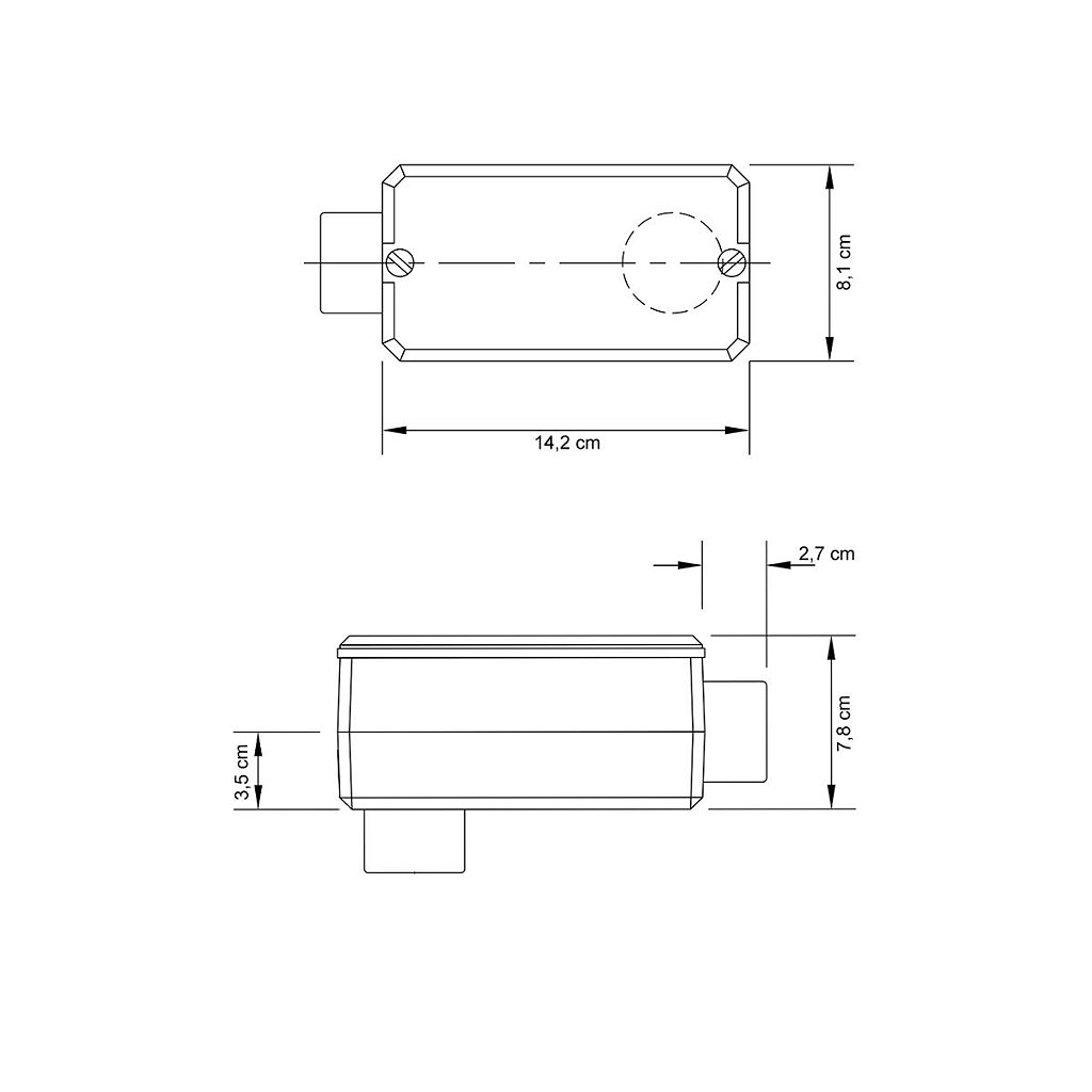 Condulete Tipo Lb 1.1/2 C/Rosca Bsp C/Tampa C/Pint 56103085 - BZMarket ...