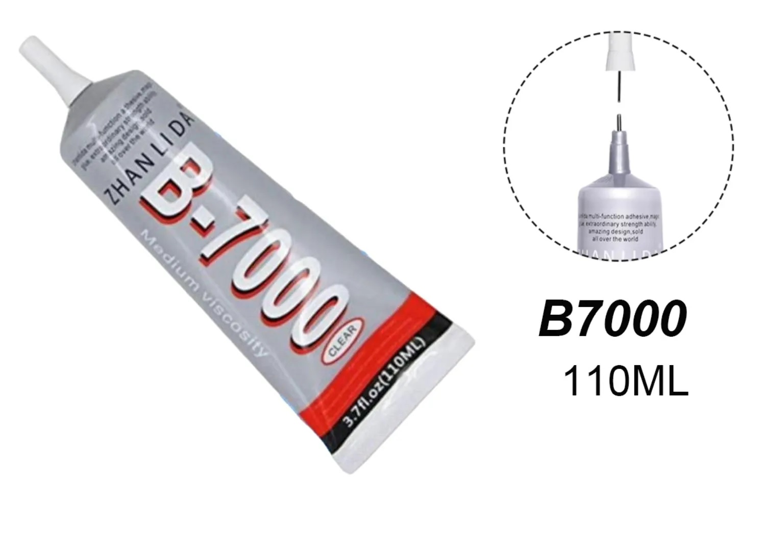Cola Adesiva Multiuso B7000 Tela Touch Reparo Celular 110ml - Brascell