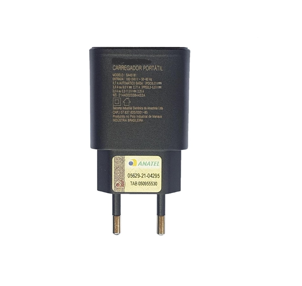 Carregador Turbo Salcomp Carga Rápida 25w Com Cabo Usb-c - Brascell