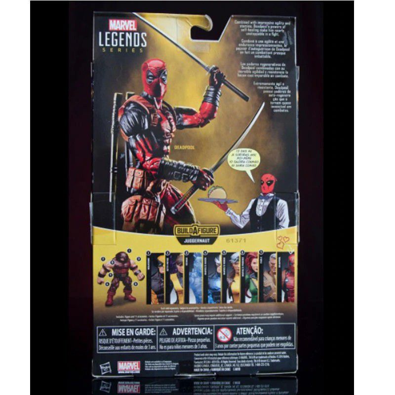 Action Figure Deadpool X-Men - Marvel - Cubo Nerd - O universo geek em ...
