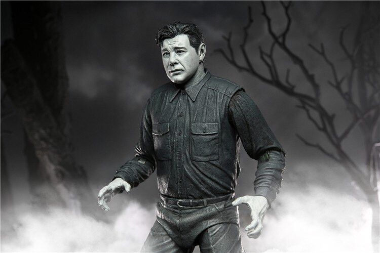 Action Figure The Wolf Man Black White - Neca Toys - Cubo Nerd - O ...
