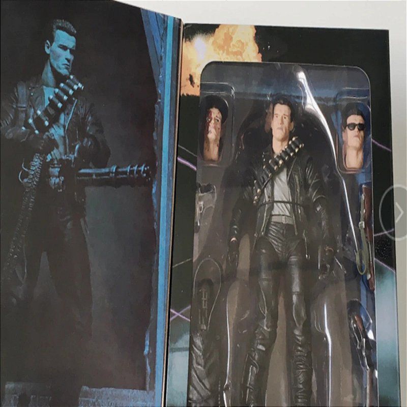Action Figure Ultimate T800 Terminator 2 - Neca Toys - Cubo Nerd - O ...
