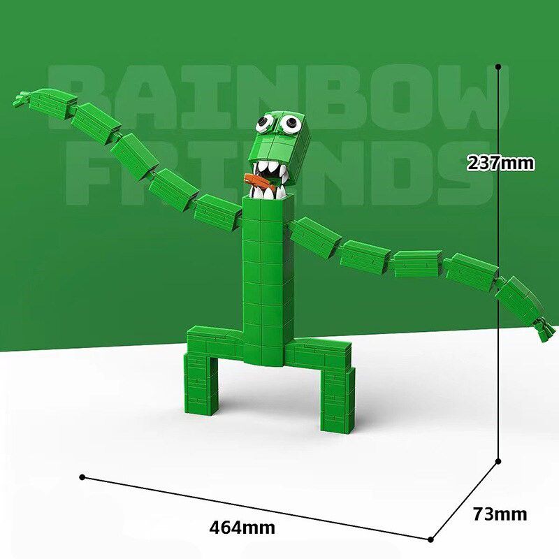 Blocos de Montar Green - Rainbow Friends - Cubo Nerd - O universo geek ...