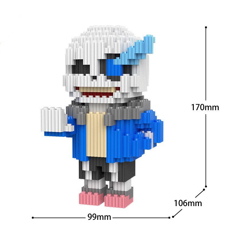 Sans 1500 peças Undertale - Cubo Nerd - O universo geek em um clique.