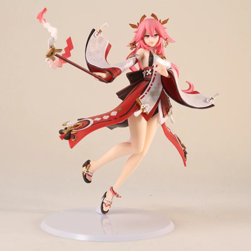 Yae Miko Figure Genshin Impact - Cubo Nerd - O universo geek em um clique.