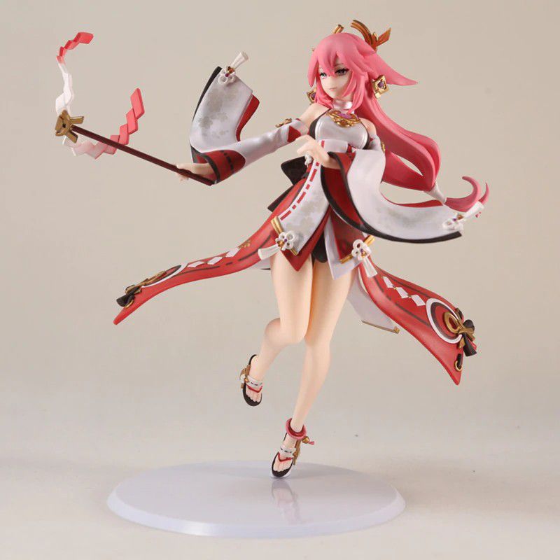 Yae Miko Figure Genshin Impact - Cubo Nerd - O universo geek em um clique.