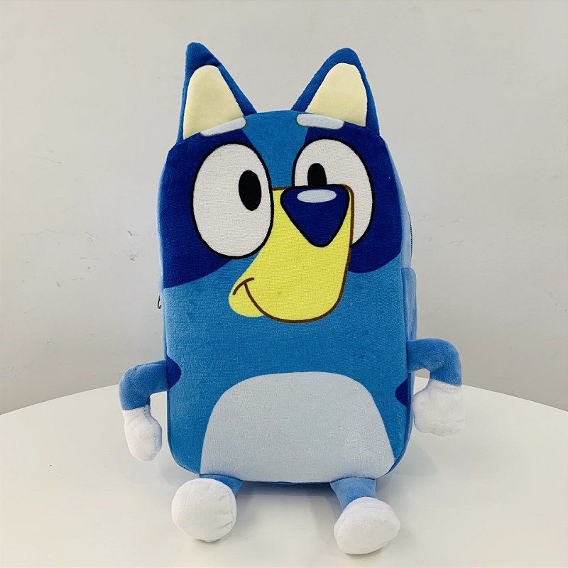Mochila Escolar Pelúcia Bluey - Cubo Nerd - O universo geek em um clique.