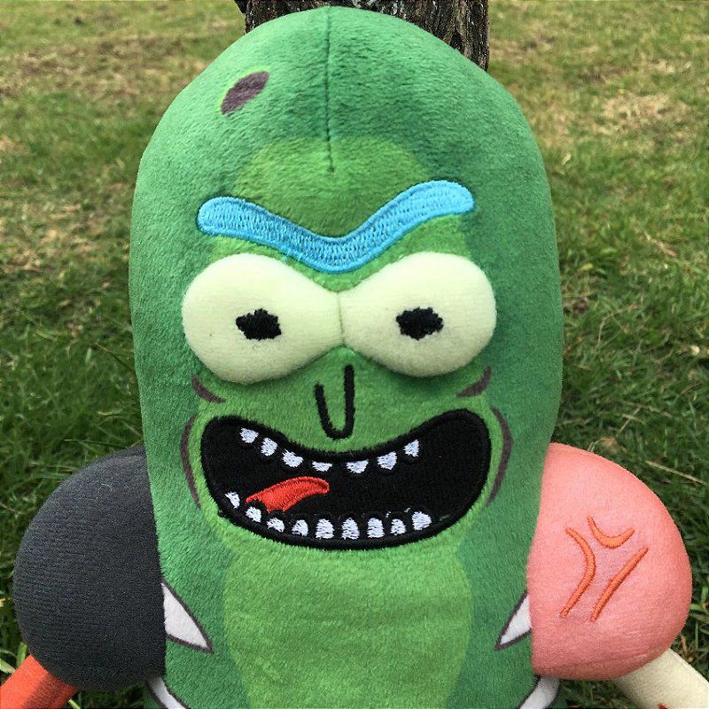 Pelúcia Rick Pickles Rick And morty - 45Cm - Cubo Nerd - O universo ...