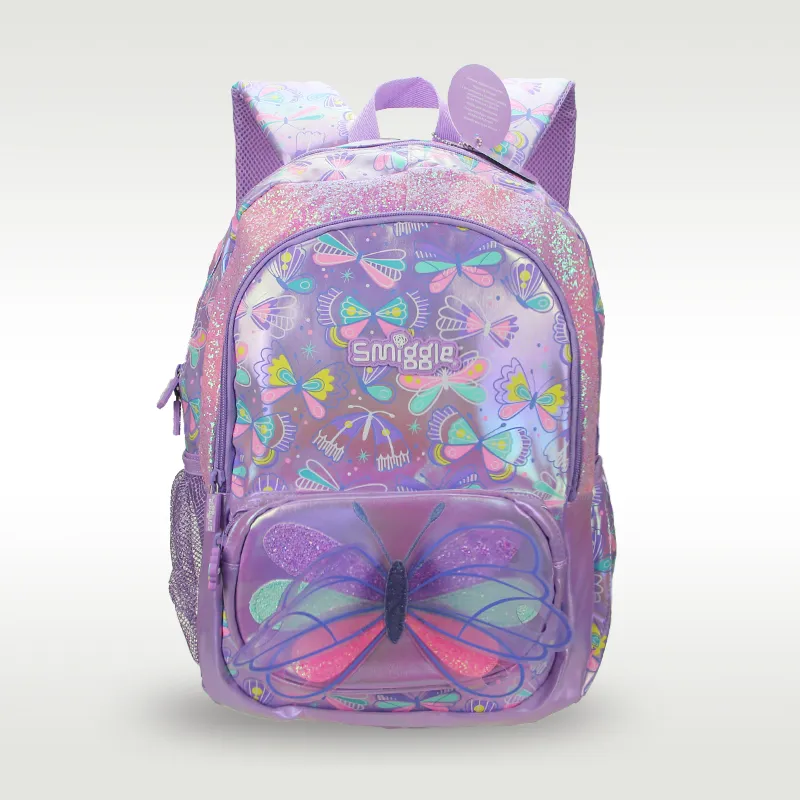 Mochila escolar Butterfly 3D Original Smiggle - Cubo Nerd - O universo ...
