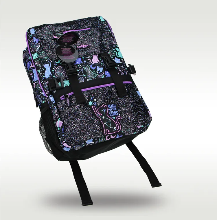 Mochila escolar Cat Reach For The Stars Original Smiggle - Cubo Nerd ...
