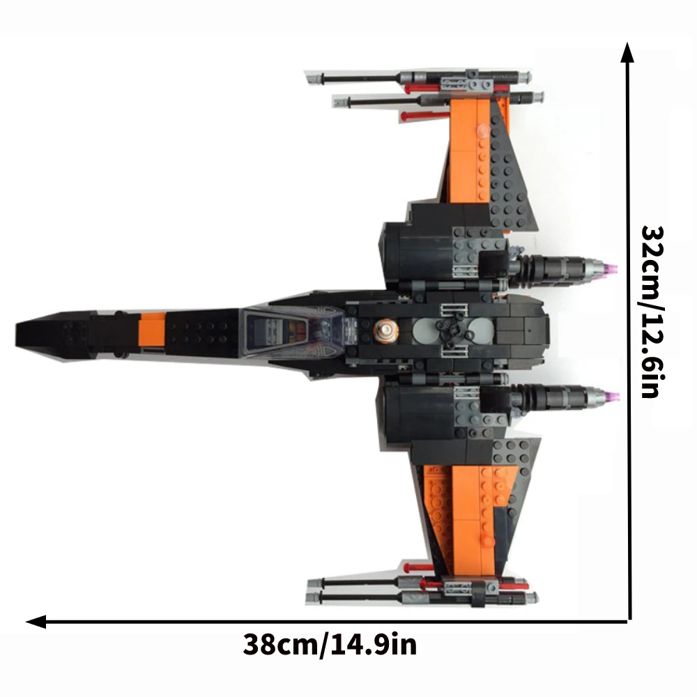 Poe's X-Wing Fighter Blocos de Montar Star Wars - Cubo Nerd - O ...