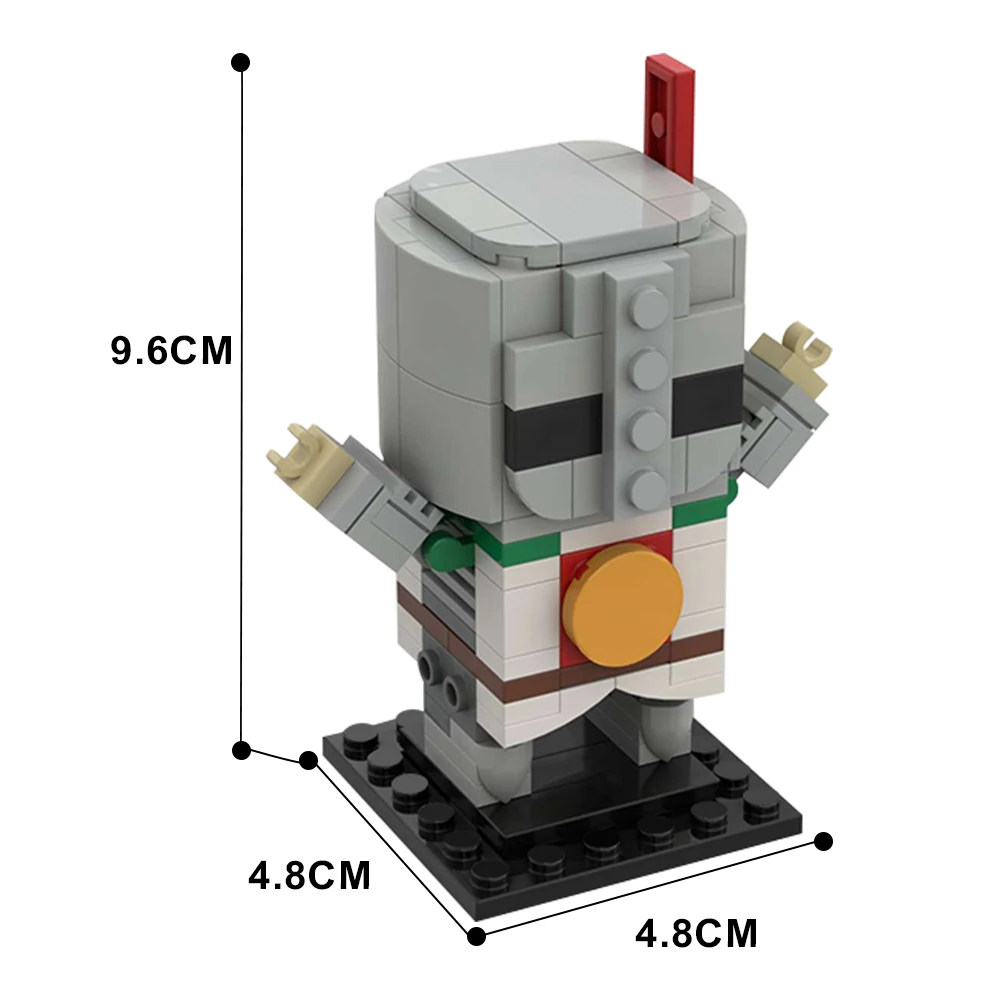 Figure Solaire of Astora Dark Souls Bricks - MOC - Cubo Nerd - O ...