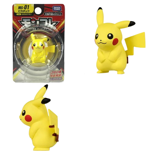 Figure Pikachu Pokémon Monster Collection - Original Takara Tomy - Cubo ...