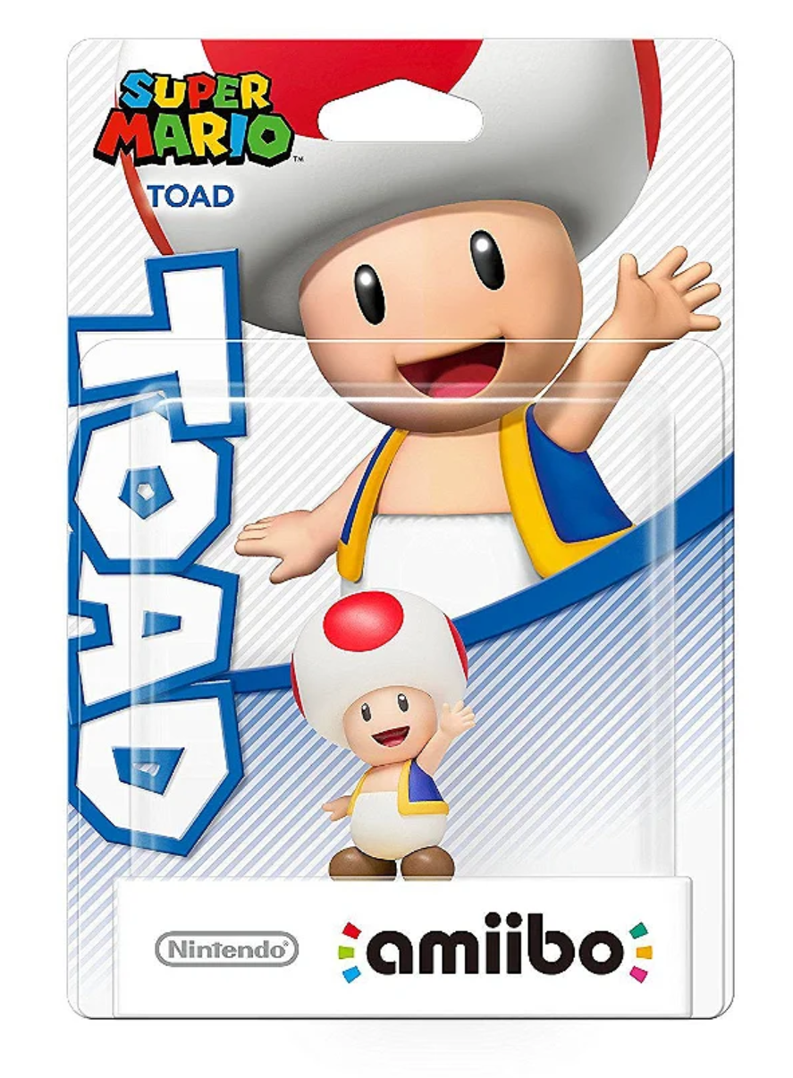 Amiibo Toad - Super Mario - Cubo Nerd - O universo geek em um clique.