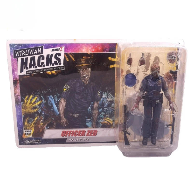 Officer Zed Police Zombie 1/18 Vitruvian H.A.C.K.S - Boss Fight - Cubo ...