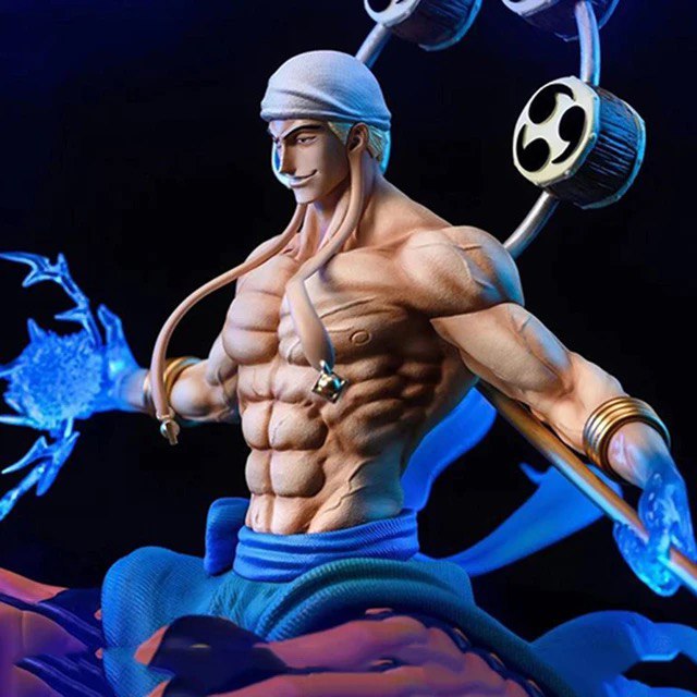 Estátua Deus Enel Two Heads - One Piece - Cubo Nerd - O universo geek ...
