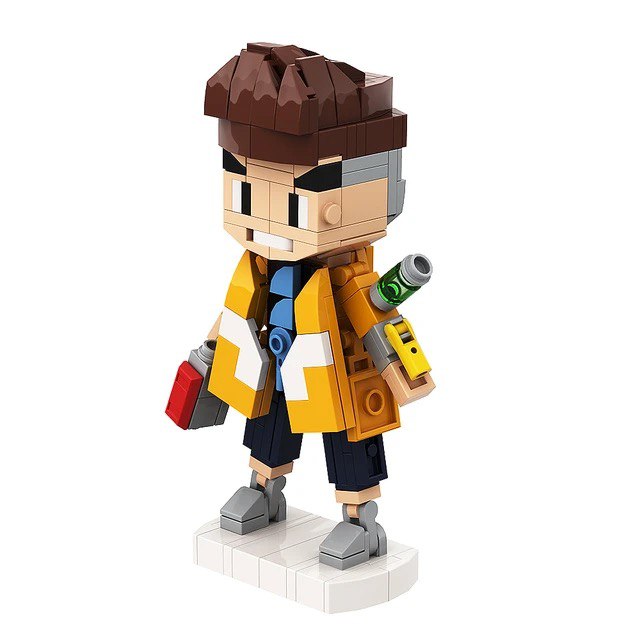 David Martinez Cyberpunk Edgerunners - Blocos de Montar - Cubo Nerd - O ...