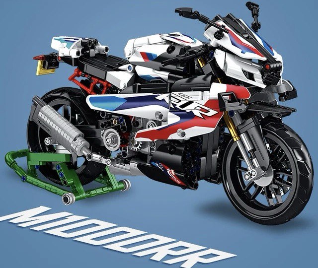 Moto BMW M1000 - Blocos de Montar - Cubo Nerd - O universo geek em um ...