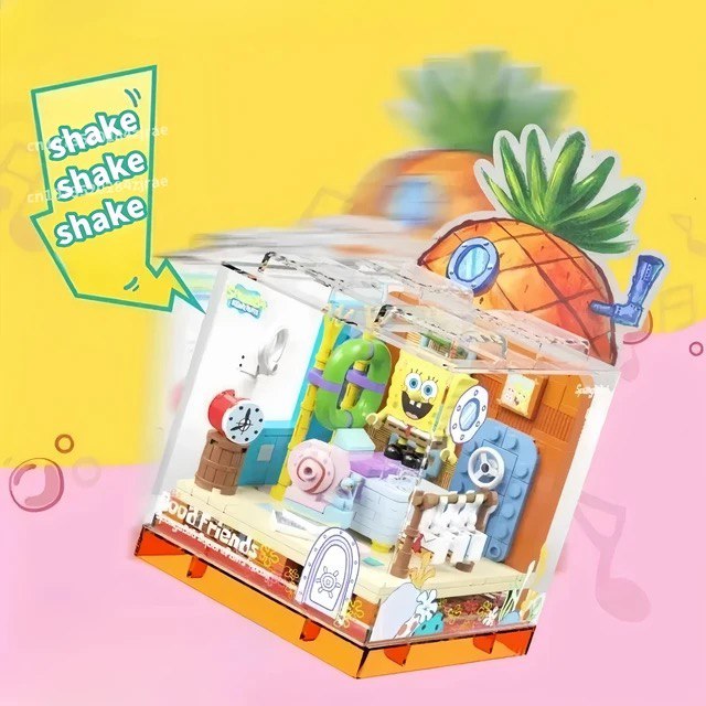 Blocos Box Casa Bob Esponja - Original Nickelodeon - Cubo Nerd - O ...