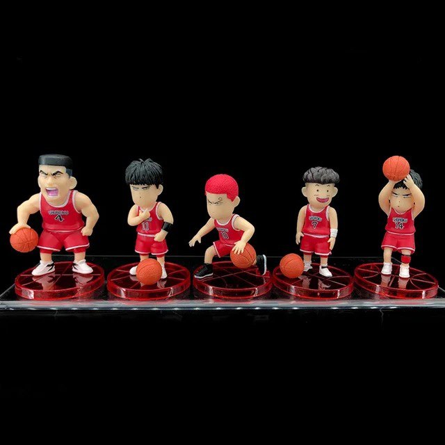 Pack 5 Figures Slam Dunk Red Team - Animes - Cubo Nerd - O universo ...