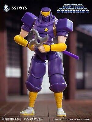 Action Figure Ninja Ginzu Capitão Comando Capcom - Original 52Toys ...