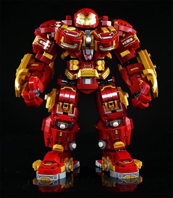 Figure Hulkbuster 2000 peças Marvel - Blocos de Montar MOC - Cubo Nerd ...
