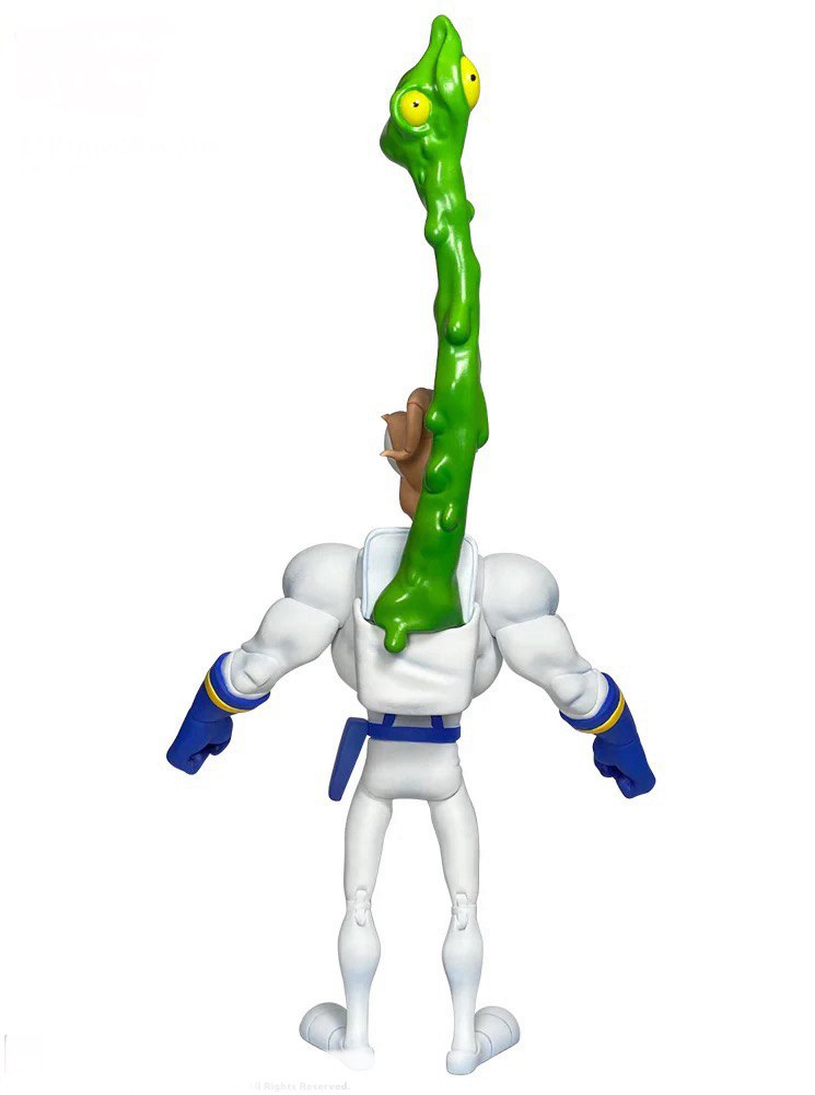 Action Figure Earthworm Jim With Snott - Original PDNA Toys - Cubo Nerd ...