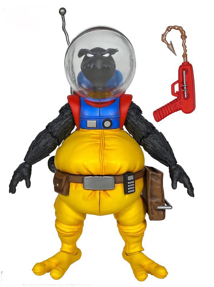 Action Figure Psy-Crow Earthworm Jim - Original PDNA Toys - Cubo Nerd ...