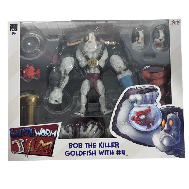 Action Figure Bob The Killer With Goldfish Earthworm Jim - Original ...