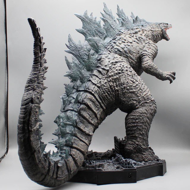 Estátua Diorama Godzilla 50Cm Com LED's - GK Gojira - Cubo Nerd - O ...