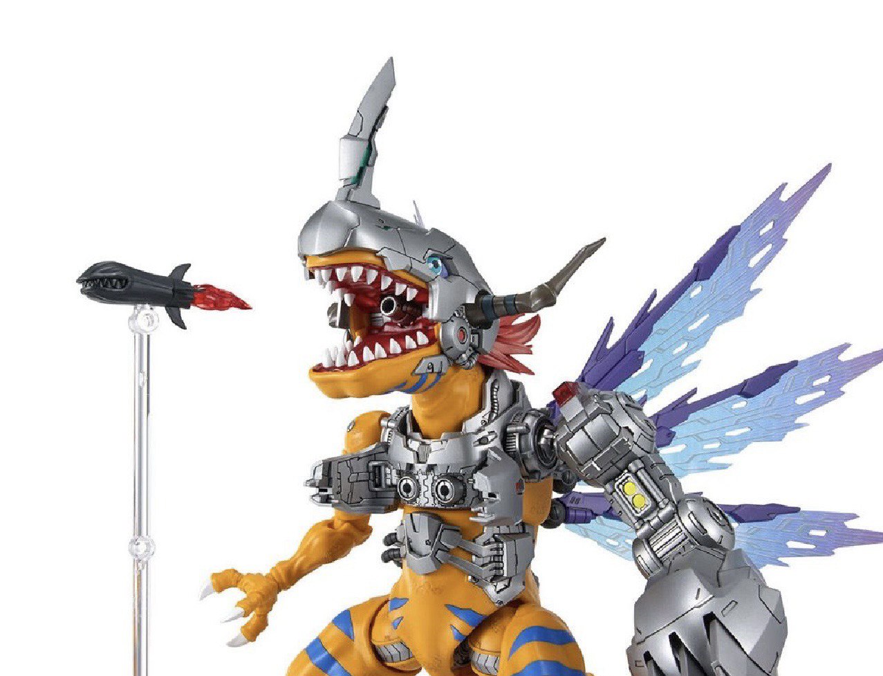 MetalGreymon Vaccine Figure-rise Standard Amplified Model Kit Digimon ...