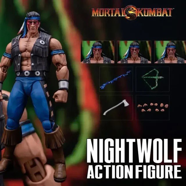 Action Figure Mortal Kombat - Nightwolf Storm Collectibles - Cubo Nerd ...