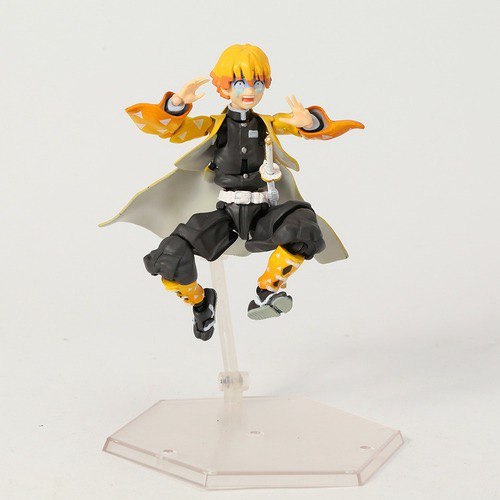 Action Figure Zenitsu Agatsuma Demon Slayer - Original Figma 522 - Cubo ...