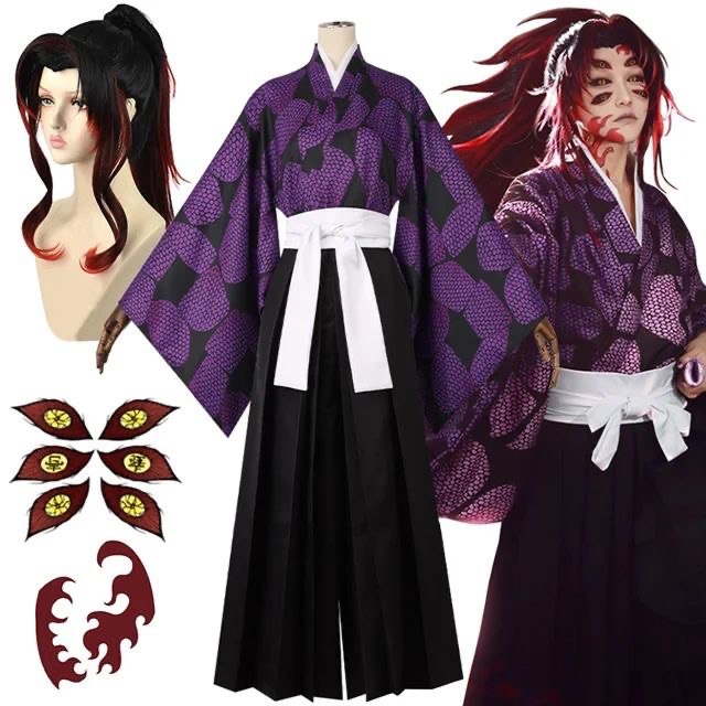 Cosplay Completo Kokushibo Lua Superior 1 Demon Slayer - Cosplay - Cubo ...