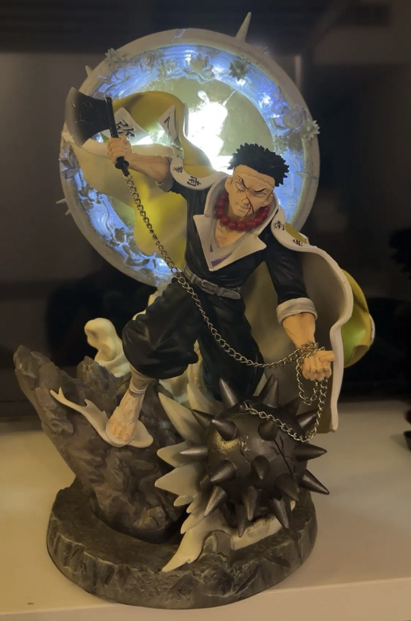Estátua Gyomei Himejima 41Cm com Led's - Gk Statue - Cubo Nerd - O ...
