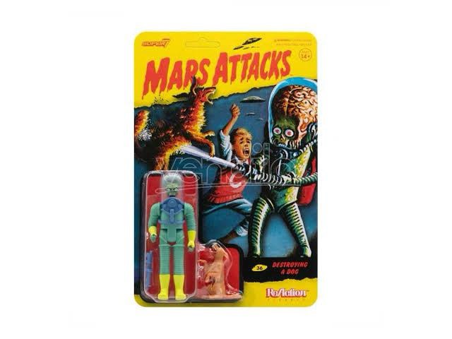 Action Figure Mars Attacks 10cm Destroying A Dog - Original Super7 ...