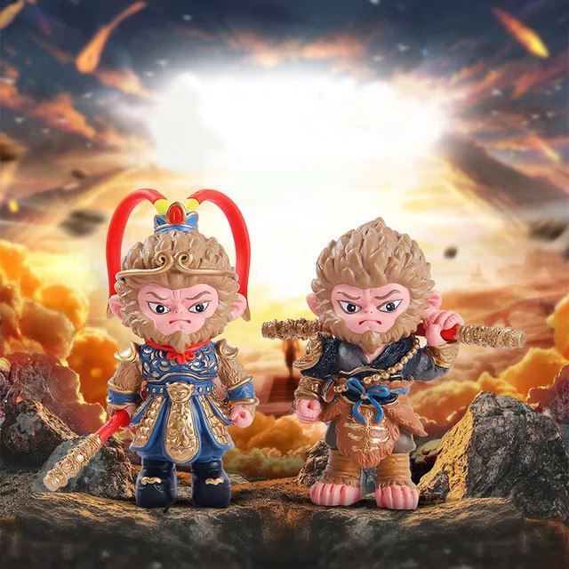 Pack 6 Mini Figures Wukong - Black Myth Wukong - Cubo Nerd - O universo ...