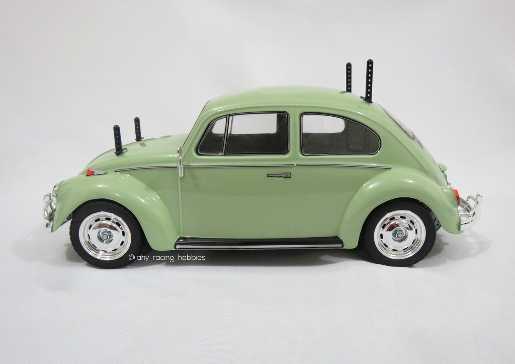 Volkswagen Beetle Fusca 1300 Sedã Verde Caribe Tamiya RTR Brasil - Jahy ...