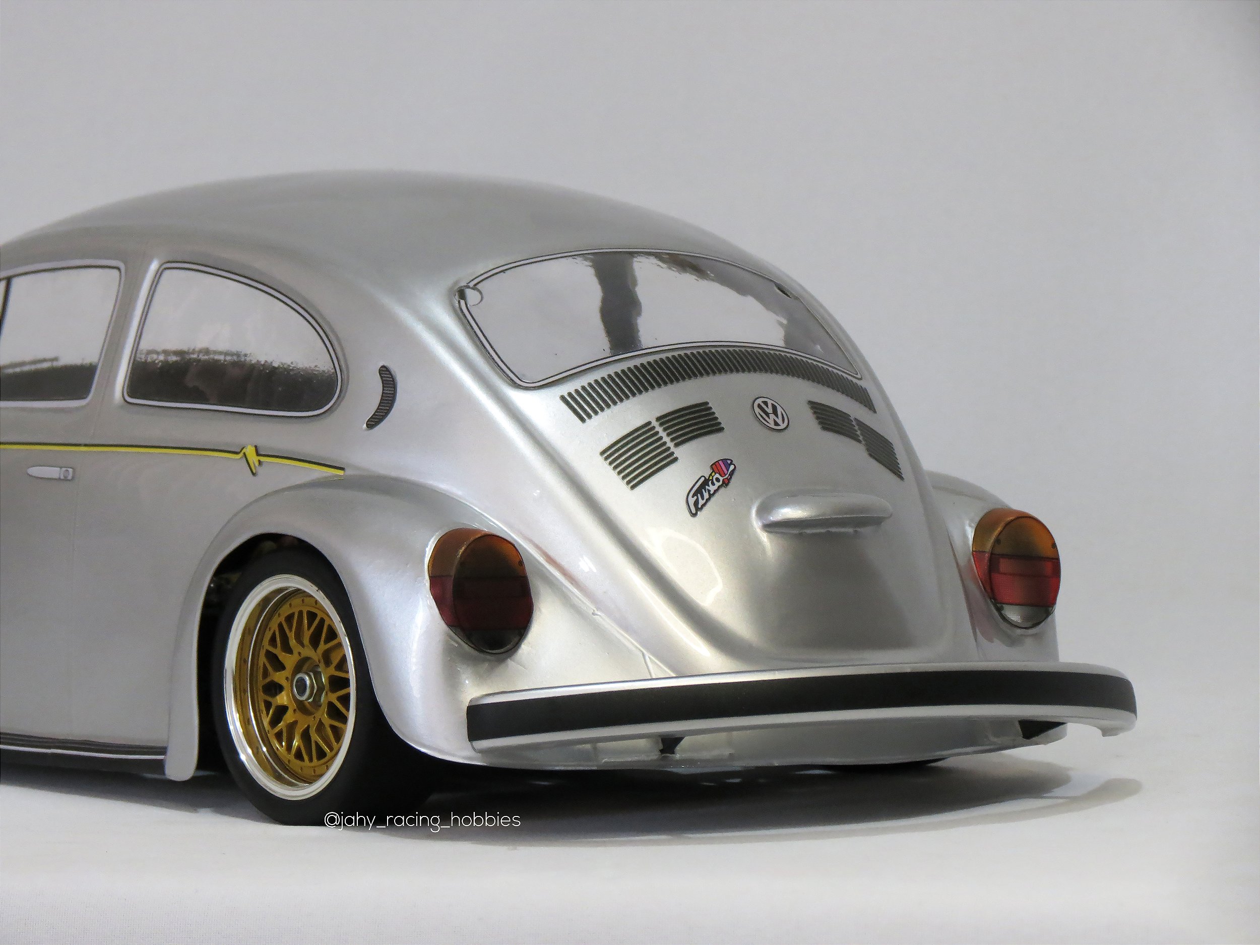 Automodelo R/C Volkswagen Fusca Itamar Prata Lunar RTR Brasil - Jahy ...