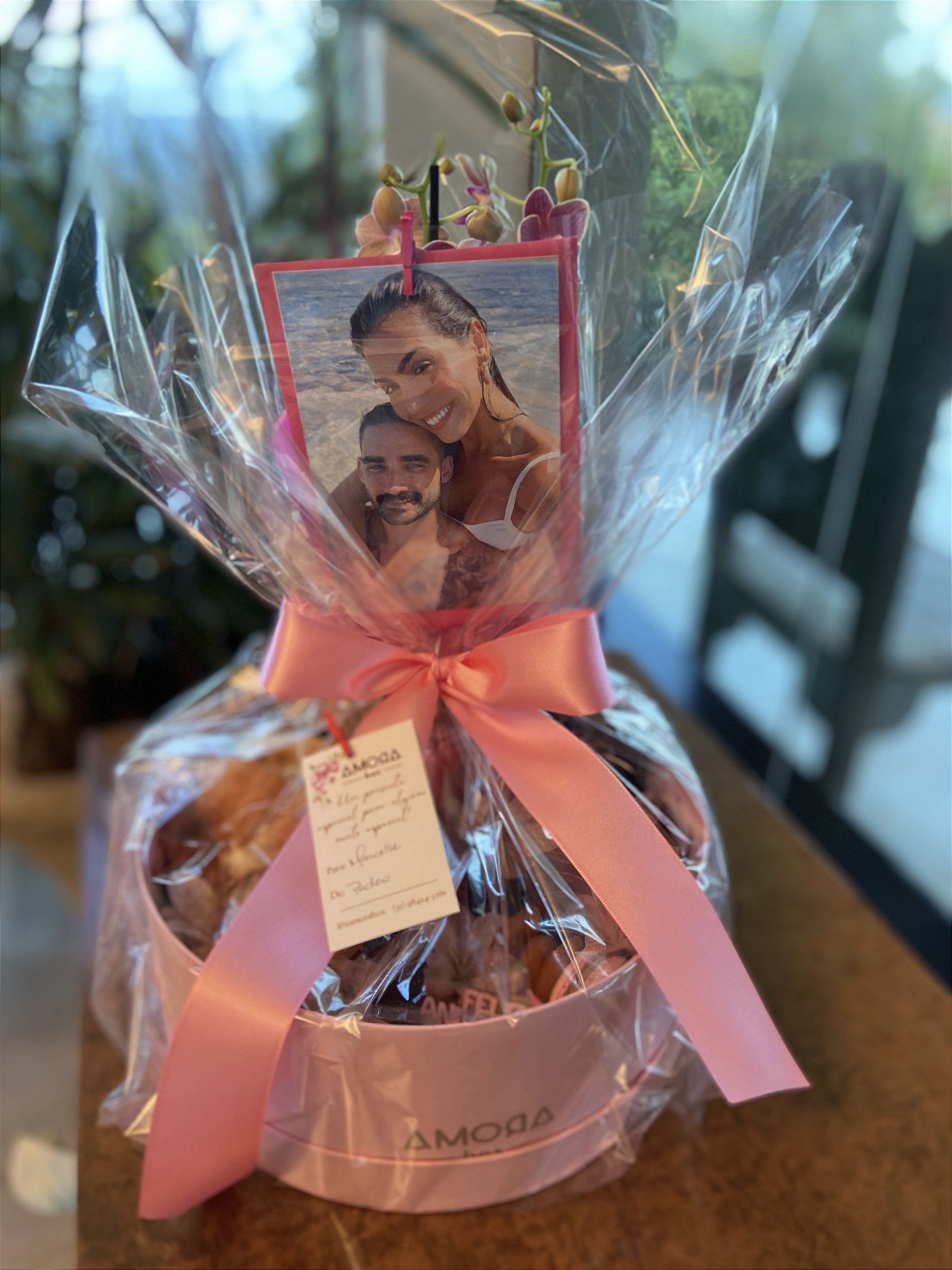 CHÁ DA TARDE COM ORQUÍDEA - Amora Box