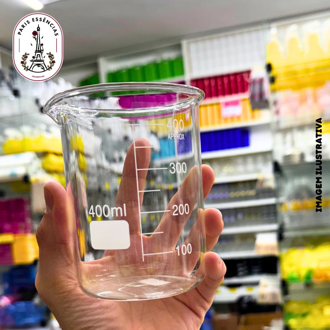 Copo Becker de Vidro 400ML - Paris Essencias