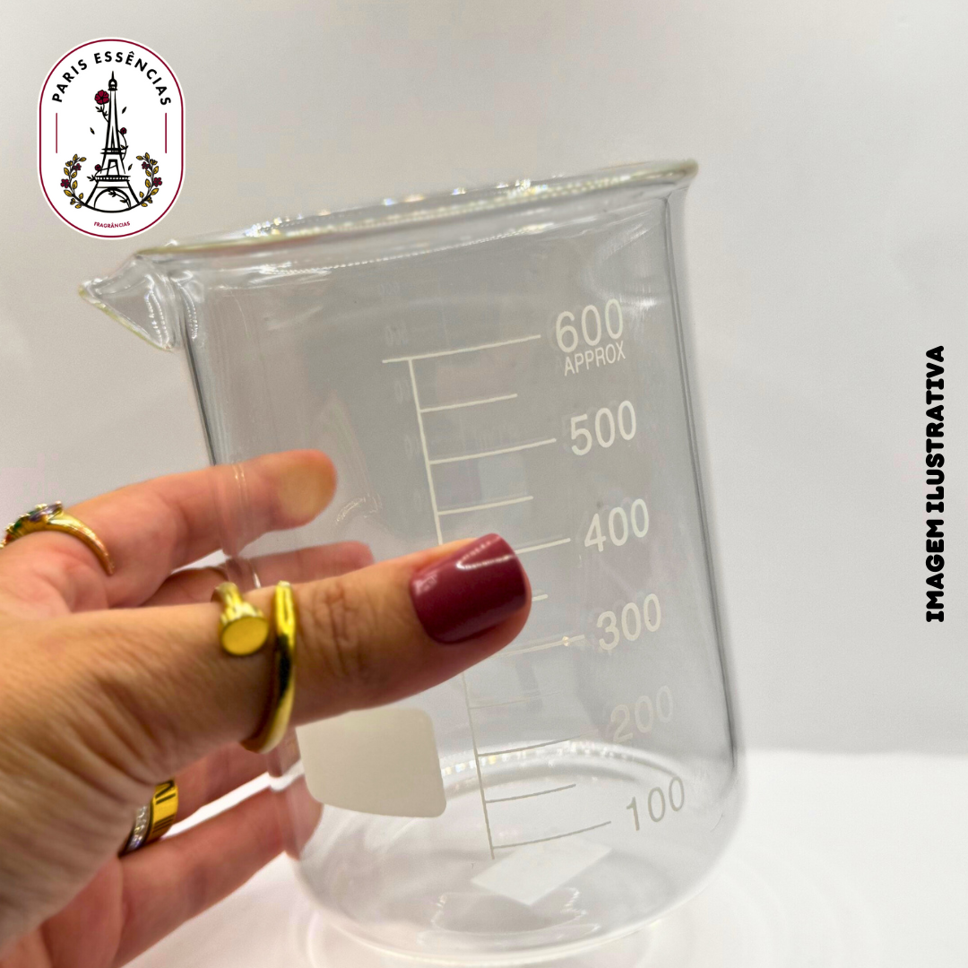 Copo Becker de Vidro 600ML - Paris Essencias