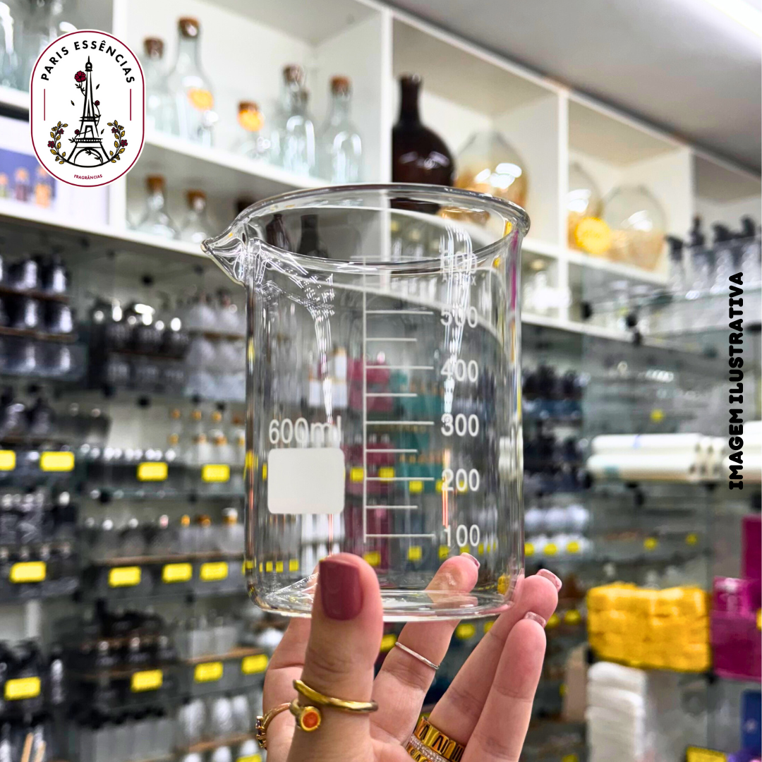 Copo Becker de Vidro 600ML - Paris Essencias